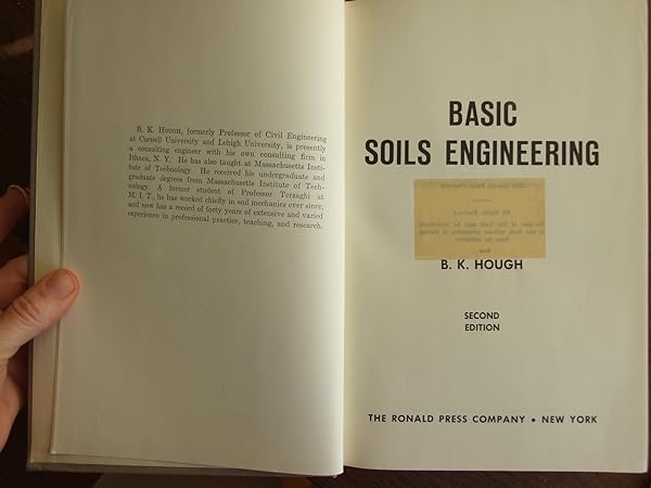 Basic Soils Engineering B.K. Hough - Vintage Book Shoppe, Ltd.