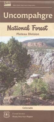 Uncompahgre National Forest Plateau Division, Colorado [Map] National ...